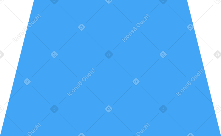 Trapeze blue Illustration in PNG, SVG