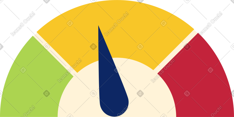 Speedometer type chart PNG, SVG