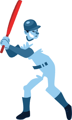 Animated Baseball Player