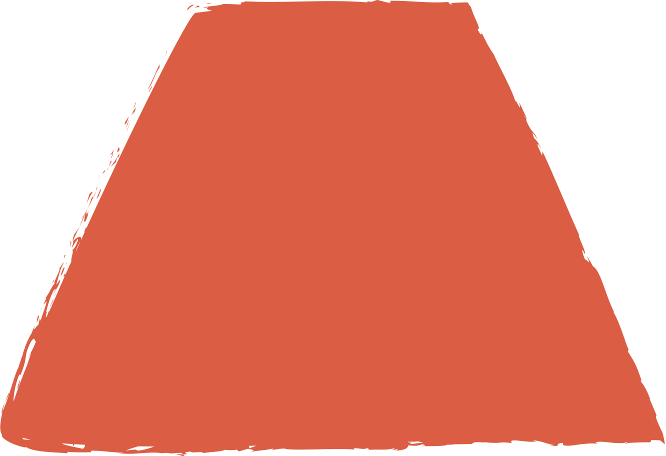Red trapezoid Illustration in PNG, SVG