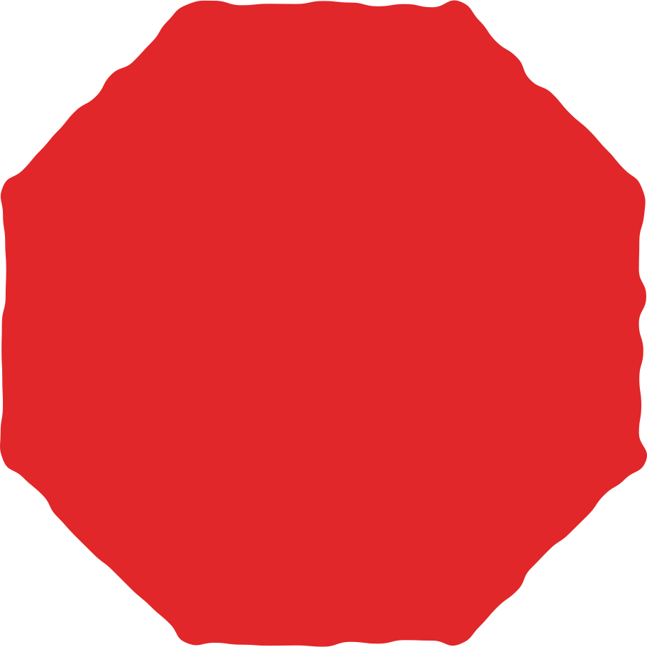 Red octagon Illustration in PNG, SVG
