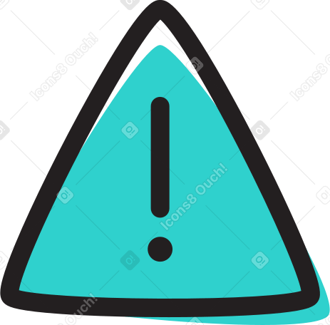 Warning sign PNG, SVG
