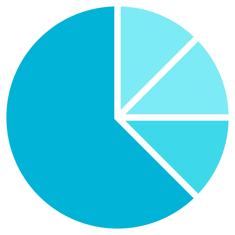style blue pie chart Vector images in PNG and SVG | Icons8 Illustrations