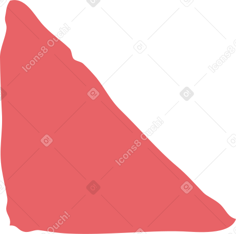 Red triangle Illustration in PNG, SVG