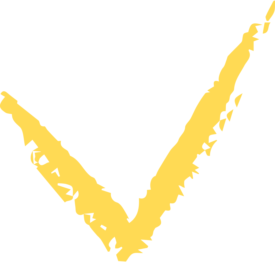 Yellow checkmark Illustration in PNG, SVG