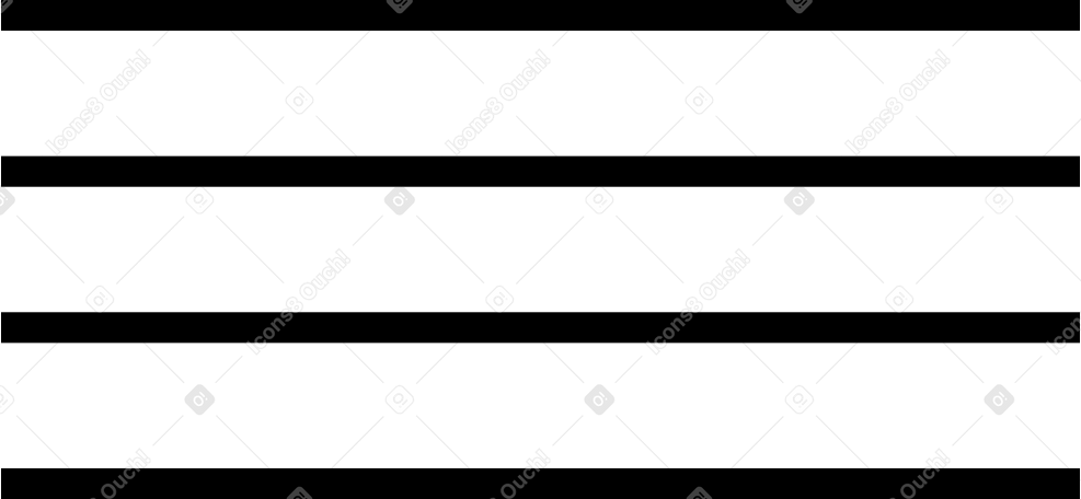 Four lines of text Illustration in PNG, SVG