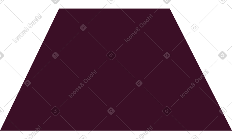 Marron trapèze PNG, SVG