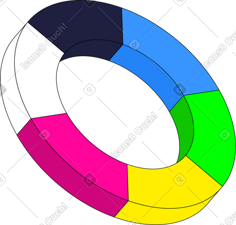 Color wheel PNG, SVG