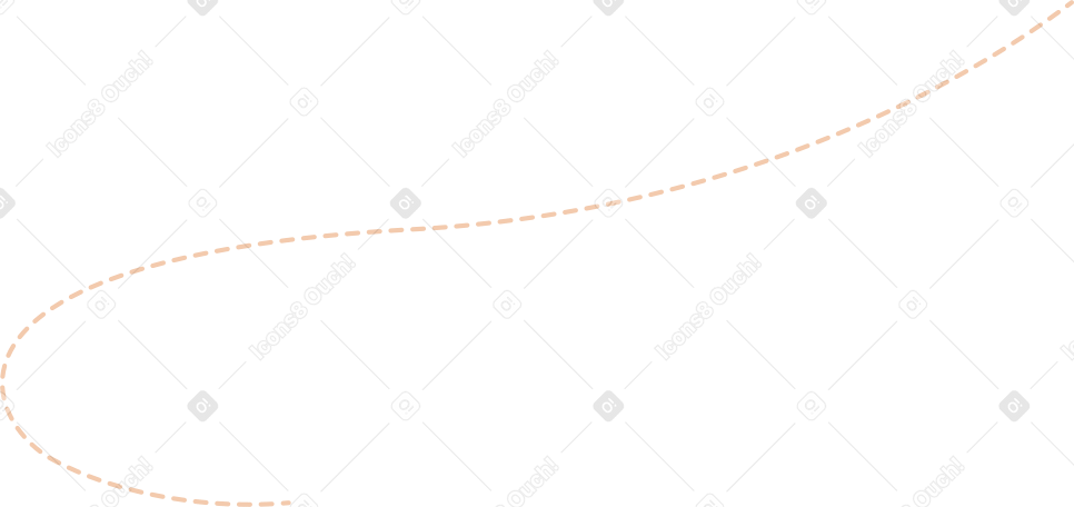Curved dotted line PNG, SVG