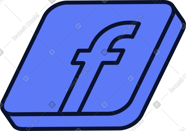 Facebook logo icon PNG, SVG