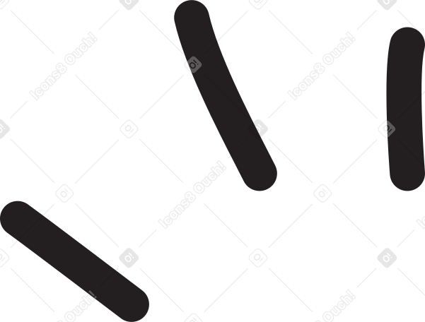 Three lines PNG, SVG