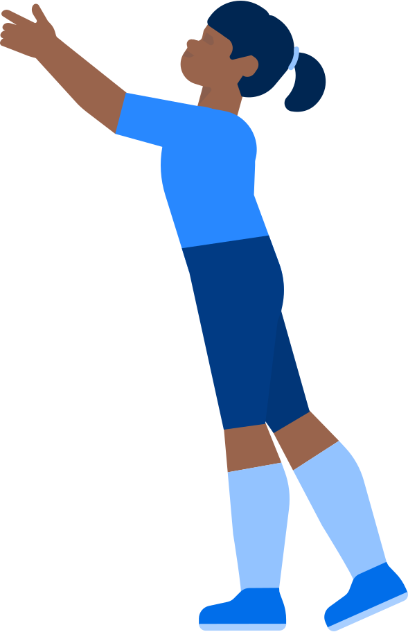 style girl with a raised hand Vector images in PNG and SVG | Icons8 ...