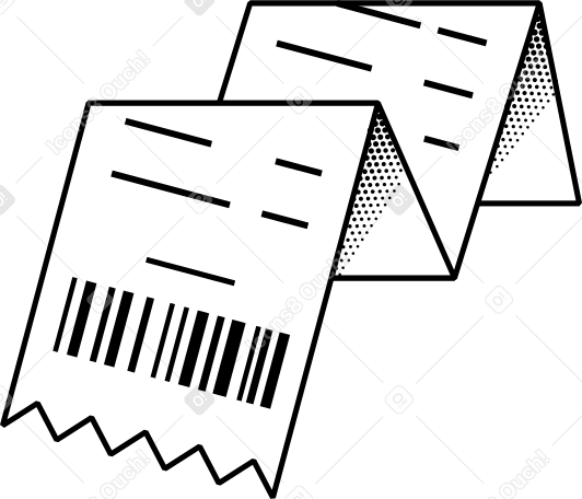 Sales receipt PNG, SVG