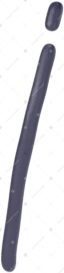 3D Black line Illustration in PNG, SVG