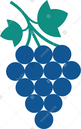 Trauben Grafik als PNG, SVG