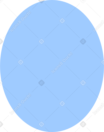 Light blue ellipse Illustration in PNG, SVG