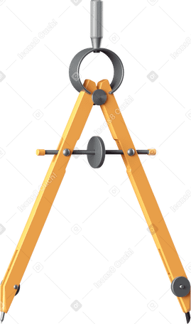 3D yellow dividers Illustration in PNG, SVG