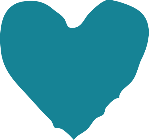 Dark blue heart shape Illustration in PNG, SVG