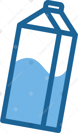 Milk box PNG, SVG