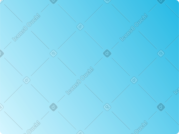 Blue gradient rectangle with rounded corners PNG, SVG