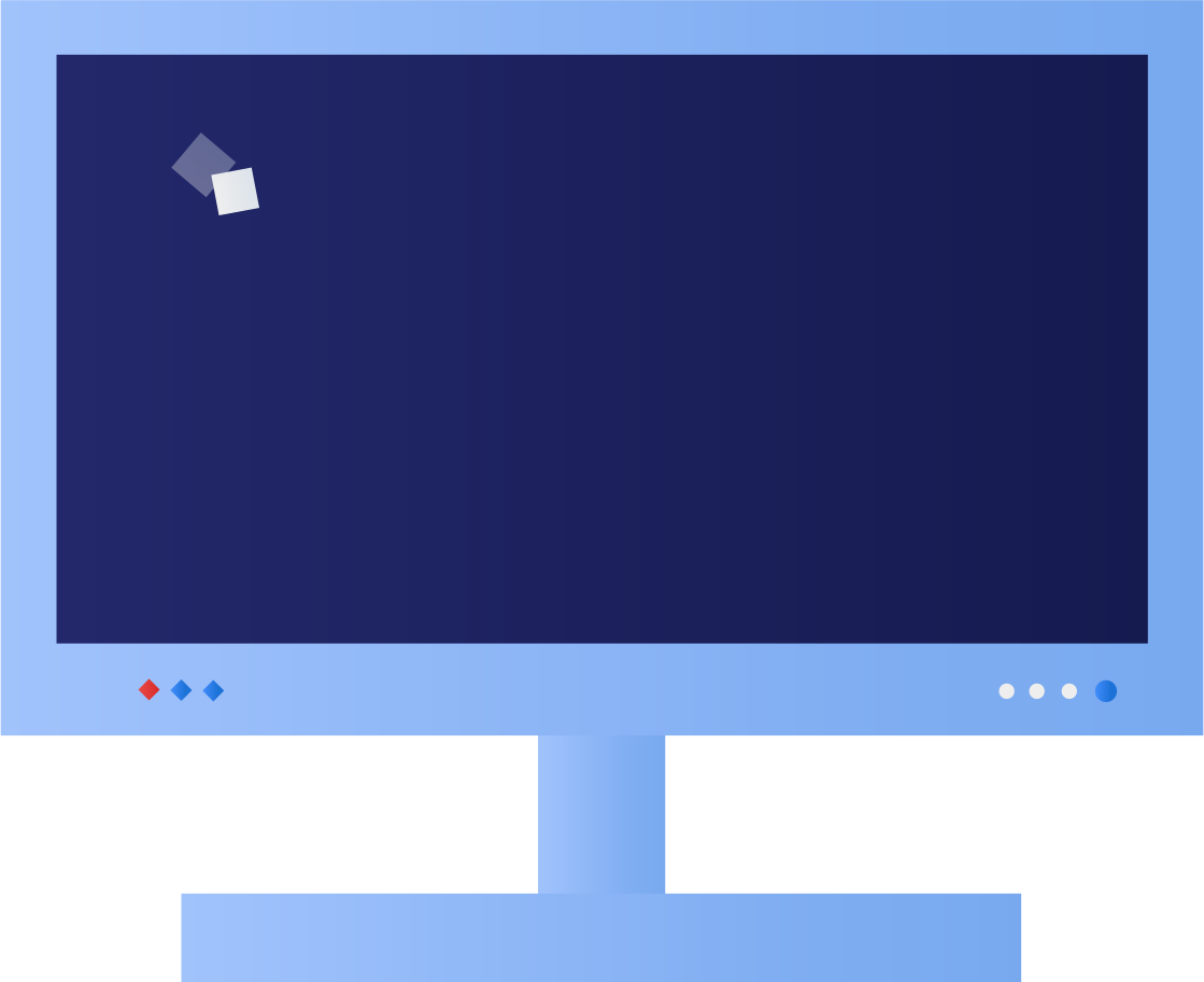 Monitor Illustration in PNG, SVG