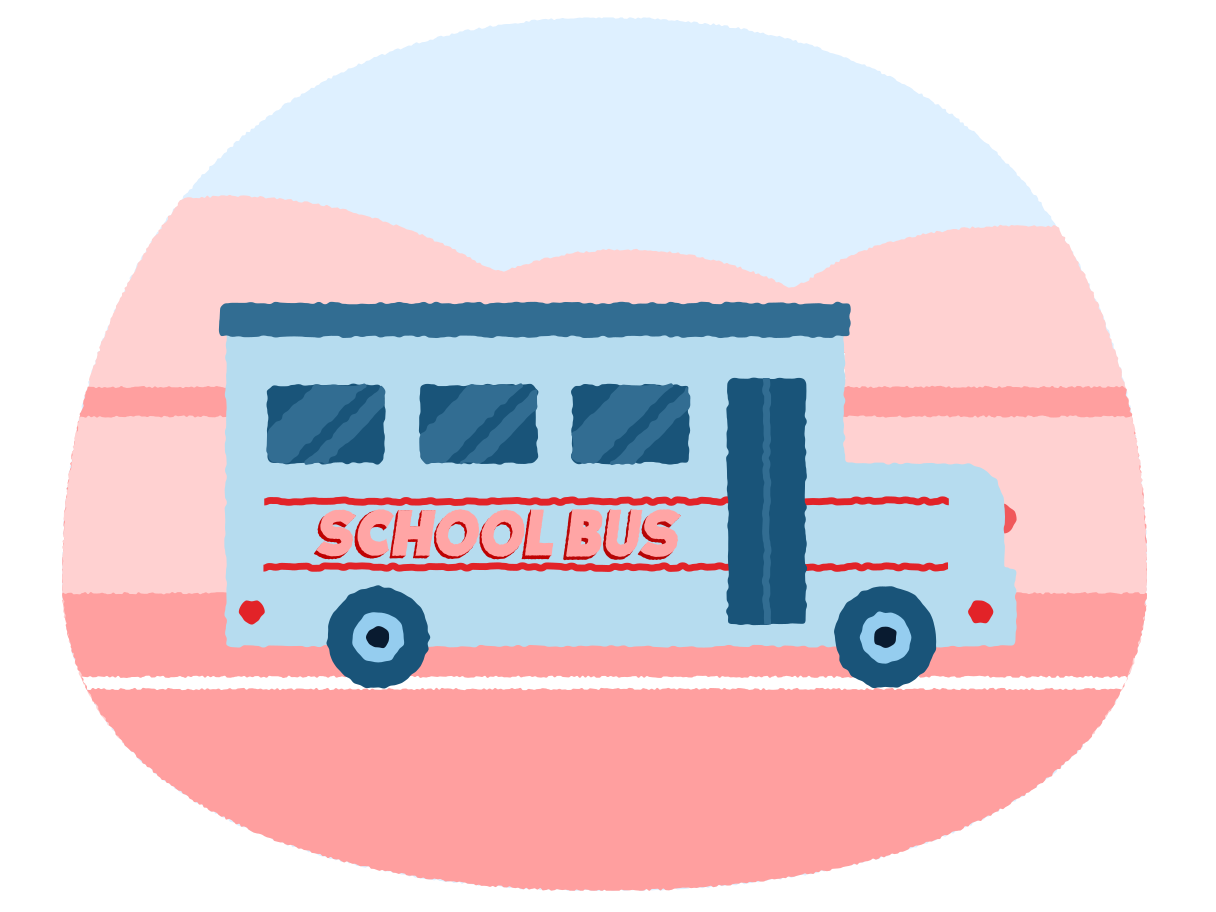 On the way home Illustration in PNG, SVG