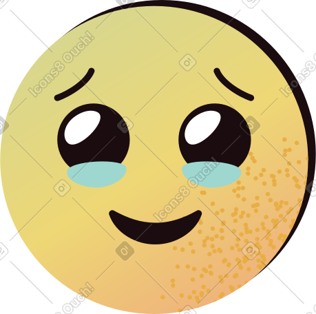 Emoji touching face PNG, SVG