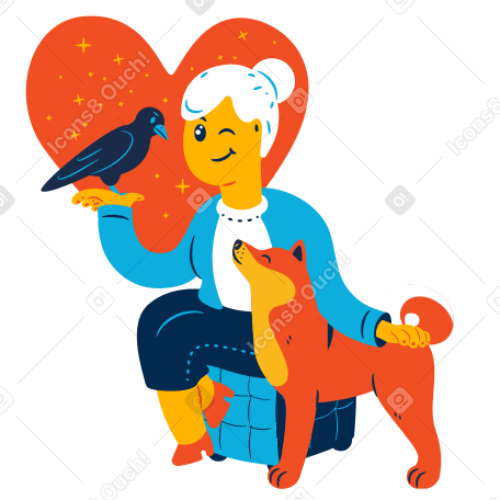 Animal care Illustration in PNG, SVG