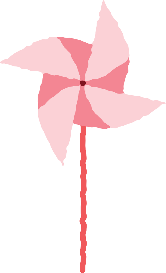 Paper windmill Illustration in PNG, SVG