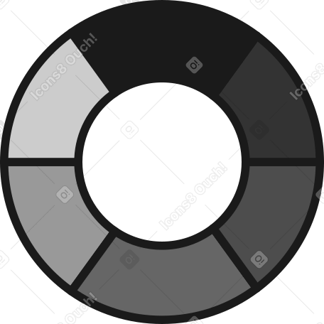 Web element color wheel Illustration in PNG, SVG