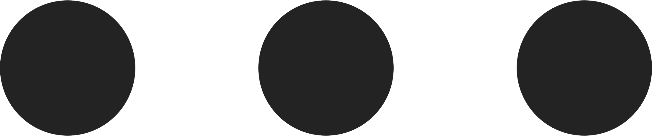 Three black dots Illustration in PNG, SVG
