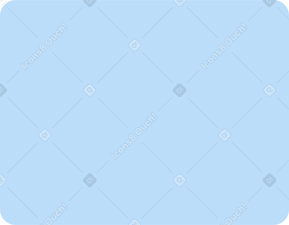 Blue rounded square Illustration in PNG, SVG
