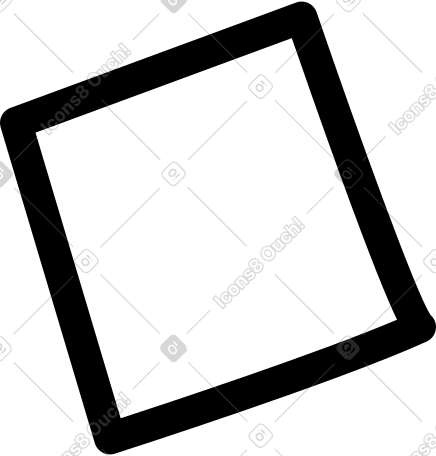 Uneven square PNG, SVG