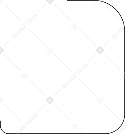 Black line for interface Illustration in PNG, SVG