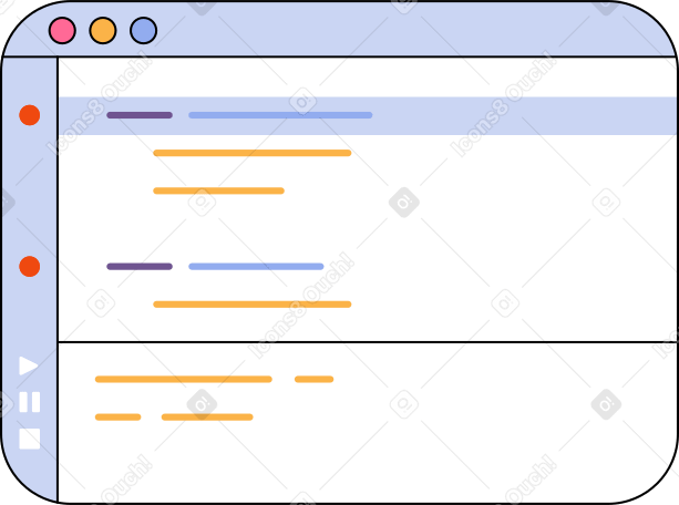 Ide window Illustration in PNG, SVG