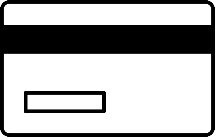 Bank payment card Illustration in PNG, SVG