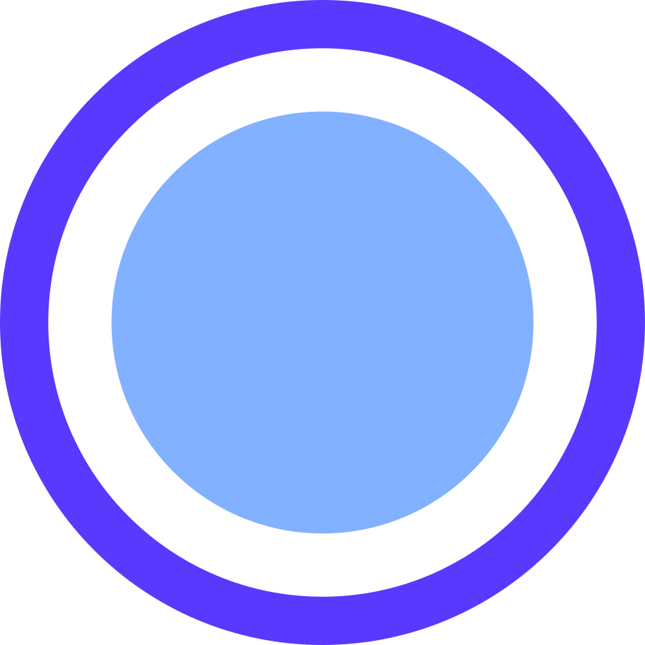 Dark blue record button Illustration in PNG, SVG