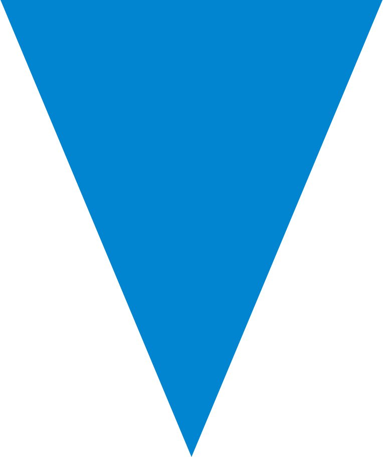Blue triangle Illustration in PNG, SVG