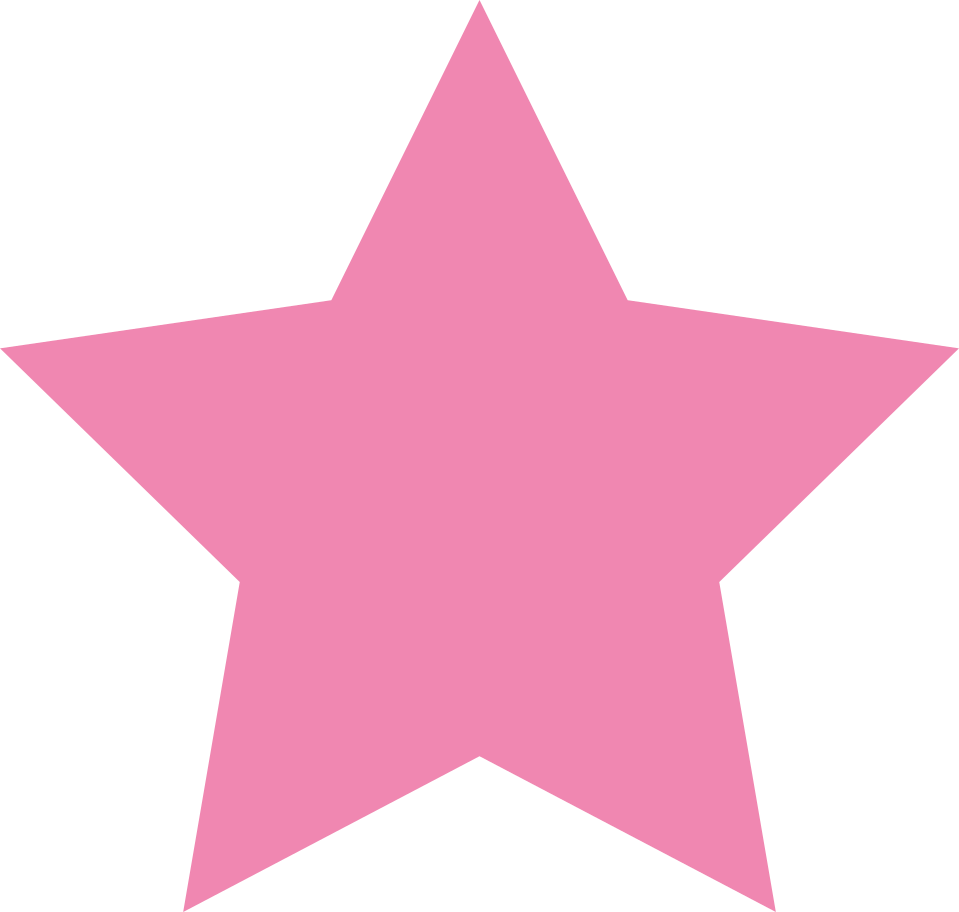 Pink star Illustration in PNG, SVG