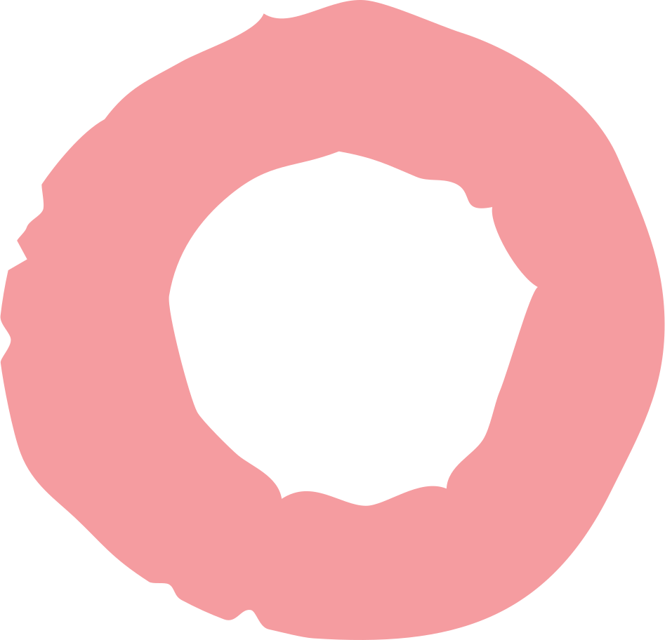 Pink ring shape Illustration in PNG, SVG
