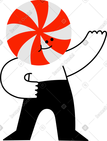Lollipop head PNG, SVG