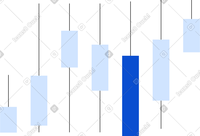 Stock chart PNG, SVG