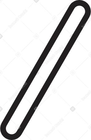 White long decorative line Illustration in PNG, SVG