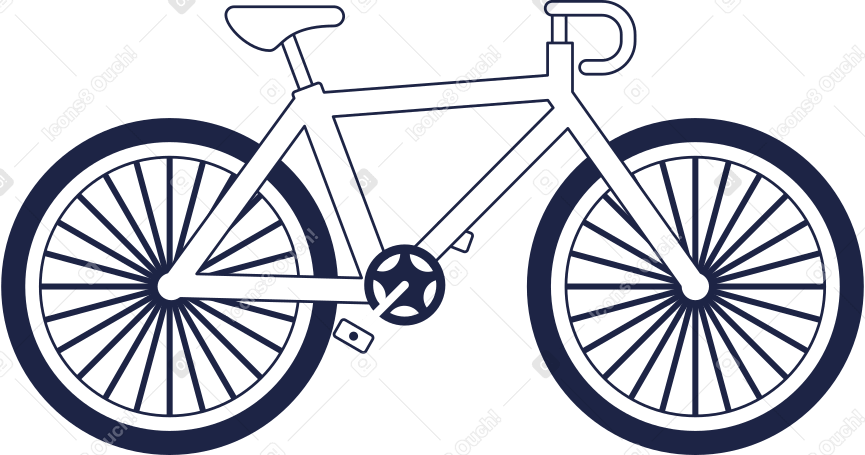 Cycle Illustration in PNG, SVG
