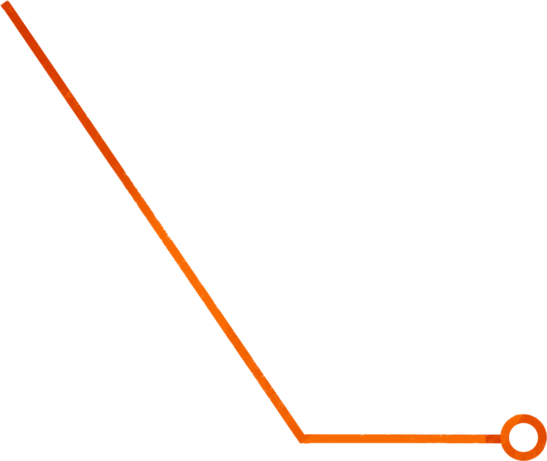 Orange pointer Illustration in PNG, SVG