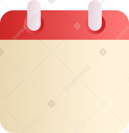 Calendar Illustration in PNG, SVG