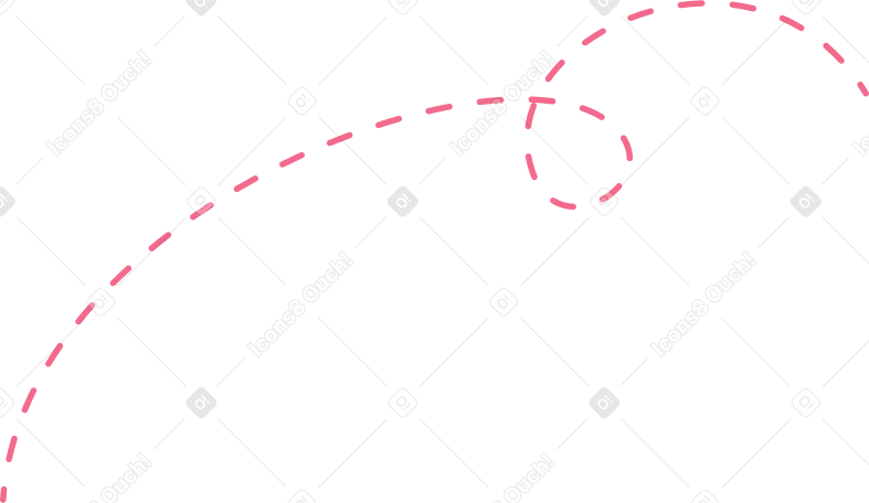 Red dotted line Illustration in PNG, SVG