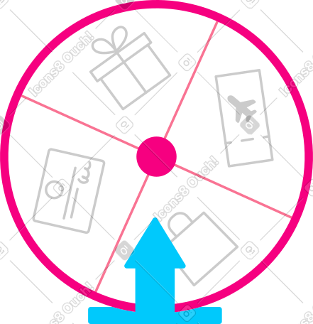 Spin wheel PNG, SVG