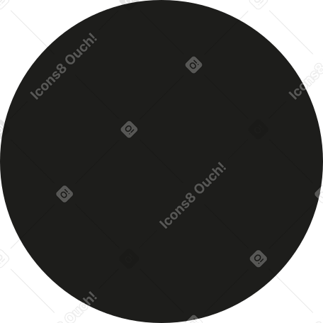 Ilustraciones Circulo negro en PNG y SVG