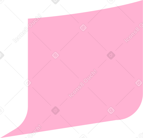 Pink sticker note PNG, SVG